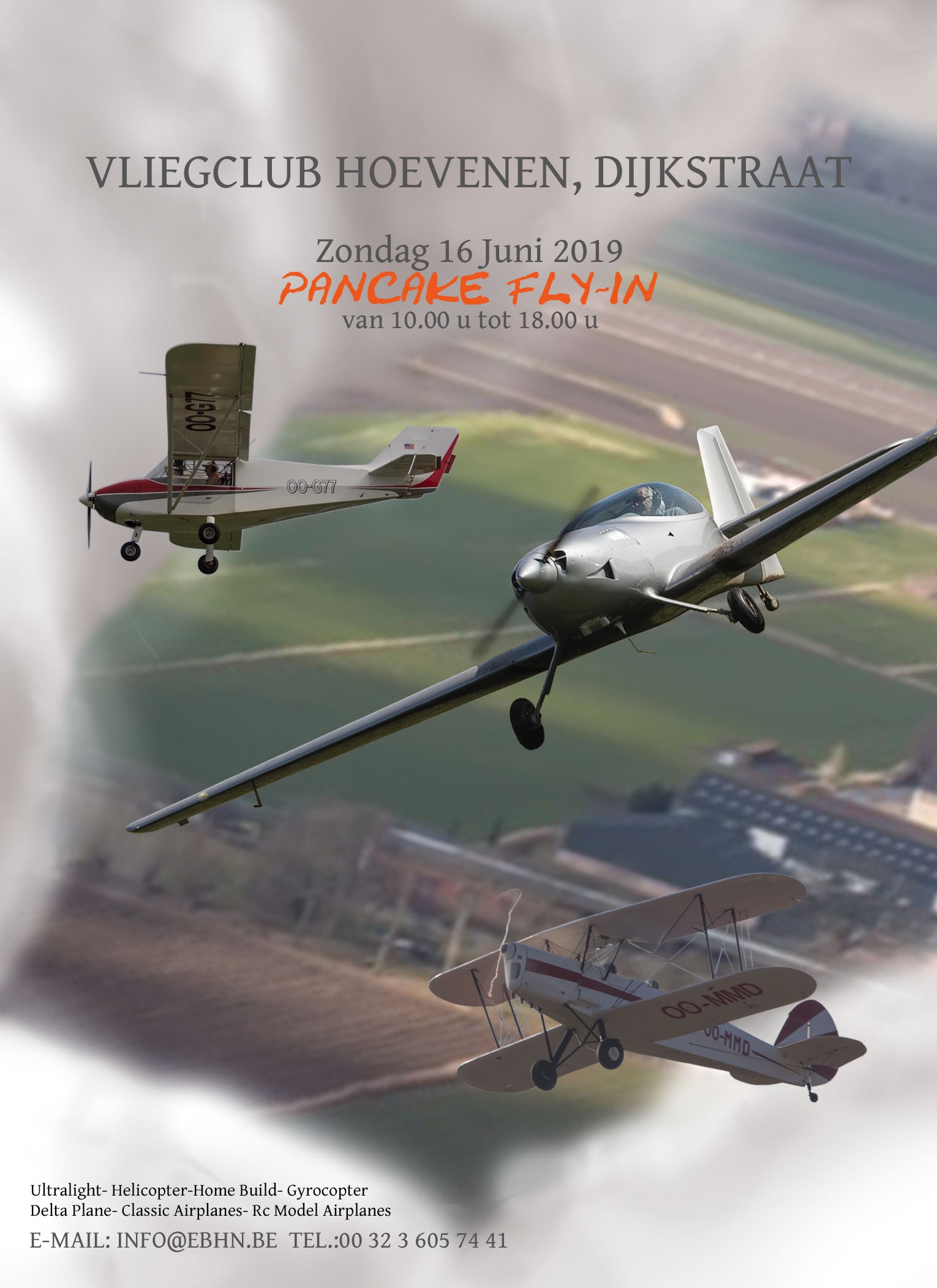 Derde Pancake Fly-In te Hoevenen | Polderke