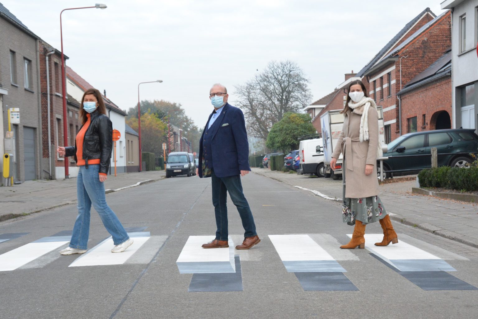 Driedimensionaal zebrapad remt auto’s af | Polderke