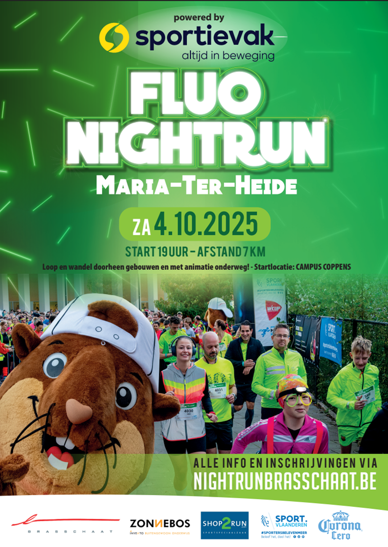 Fluo Nightrun verhuist naar Maria-Ter-Heide en belooft spektakel te ...